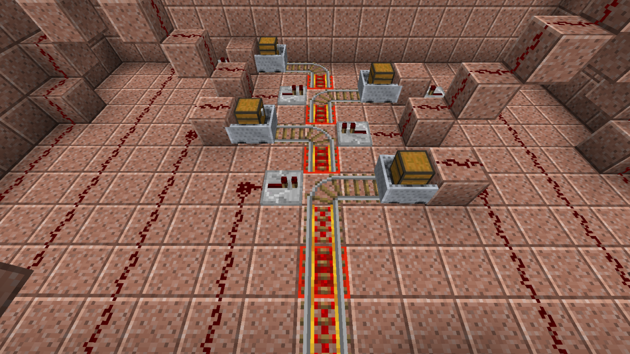 Minecraft Storage System Schematic Minecraft Storage System