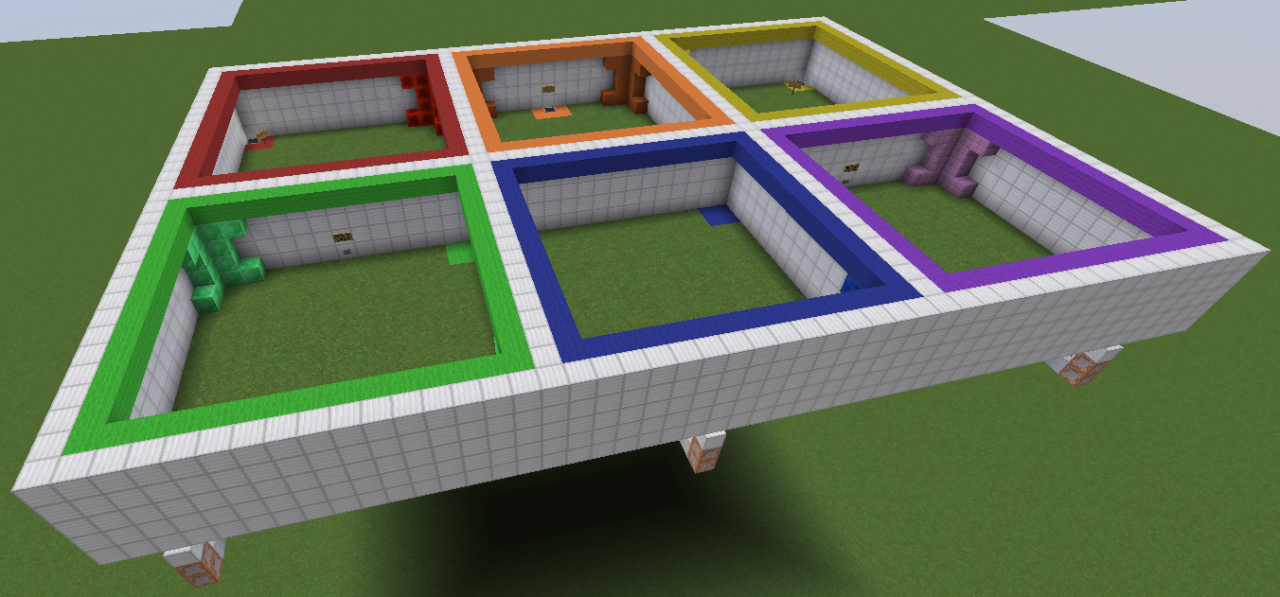 Wool Wars - Multiplayer mini-game Minecraft Map