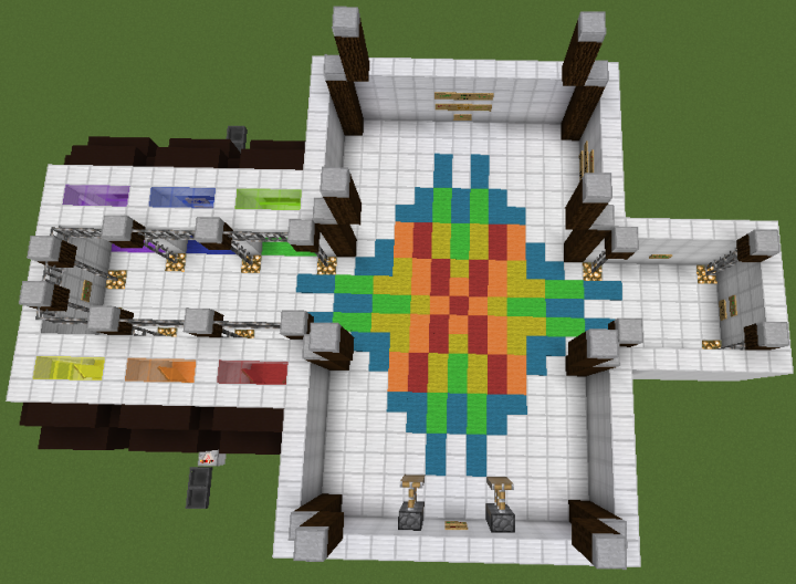 Wool Wars - Multiplayer mini-game Minecraft Map