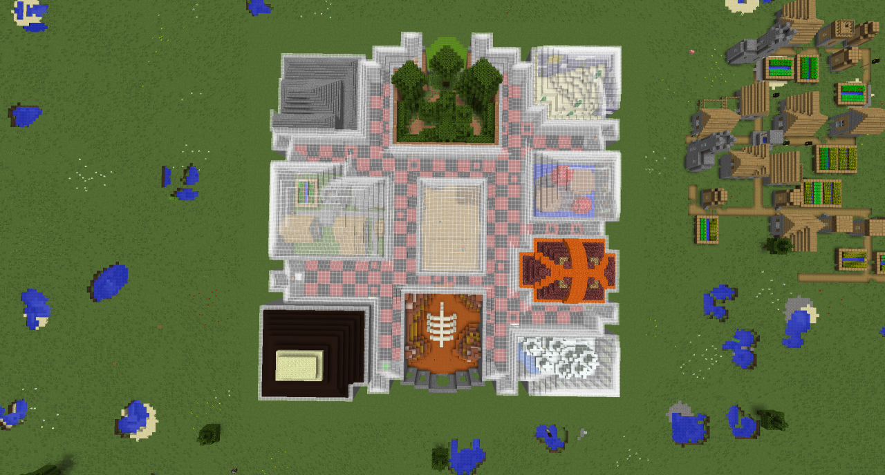 Minecraft Themed CLUE Minecraft Map