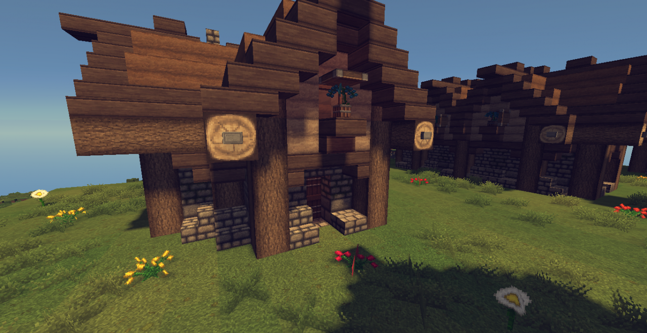 Schematic - Rustic Houses Pack {5 Houses} Minecraft Map