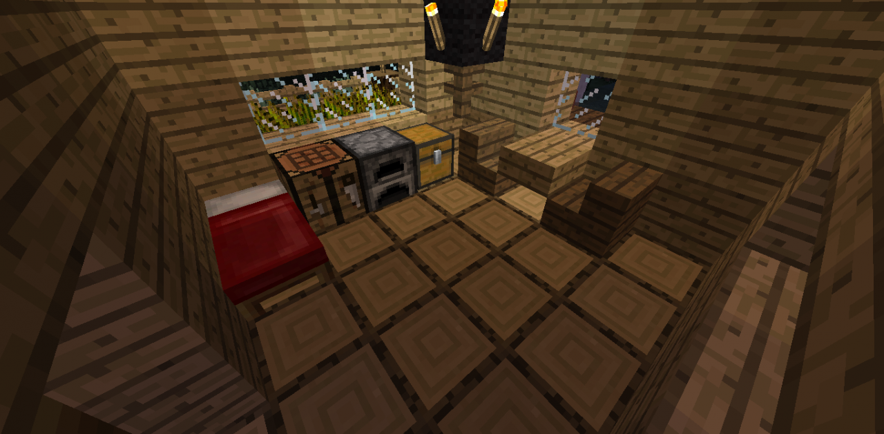 Secret Lab (In Wooden Hut)1.10 Minecraft Map
