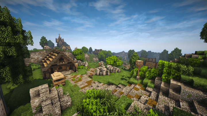 Edoras Inspiration - LOTR (Timelapse) Minecraft Map