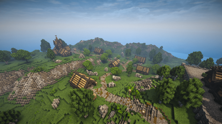 Edoras Inspiration - LOTR (Timelapse) Minecraft Map