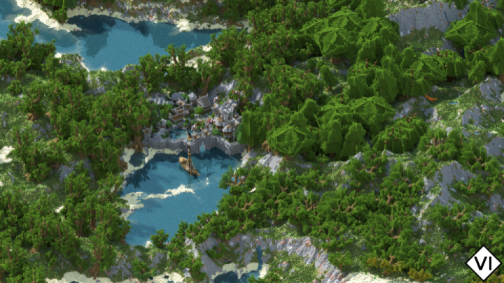 Valkyrin Fortress - Custom City (Quintuple Release, Custom Trees ...