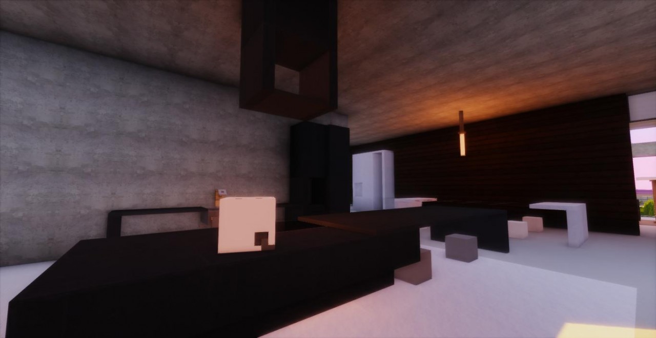 Concept modern house Minecraft Map