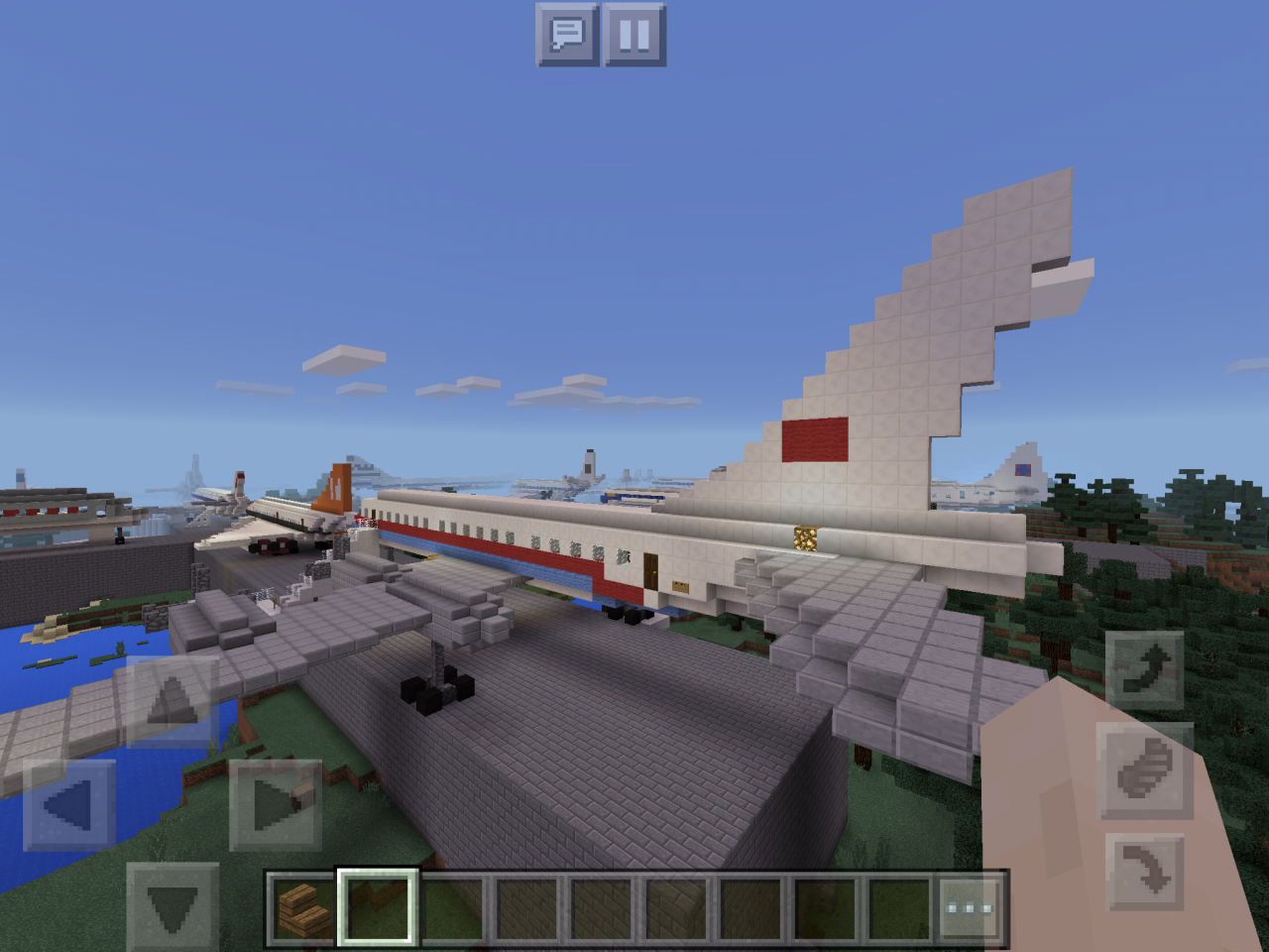 Tupolev TU-114 Minecraft Map