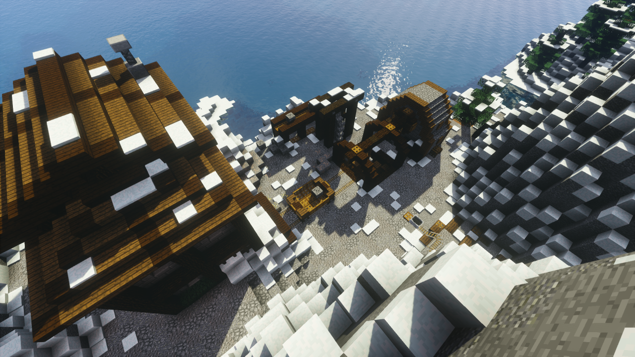 [SURVIVAL] Shincov, a winter island town. Minecraft Map