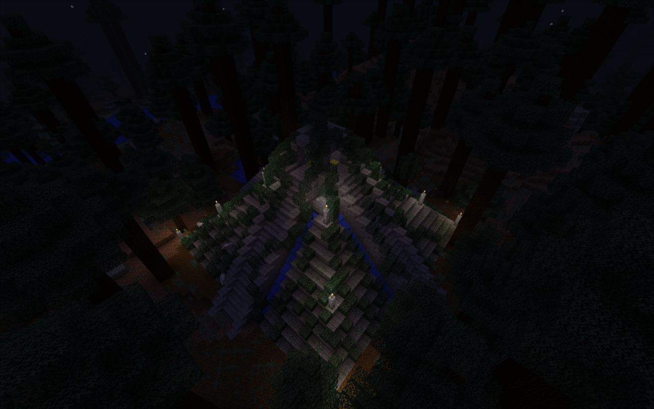 1.12 Temple Of The Moon / Taiga Temple Minecraft Map