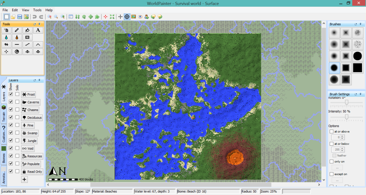 Quick Terraforming Minecraft Map