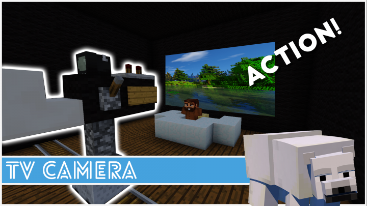 Minecraft - How To Make A Tv Camera Minecraft Project