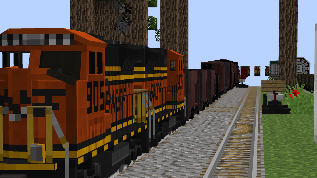 BNSF Mountain Pass Minecraft Map
