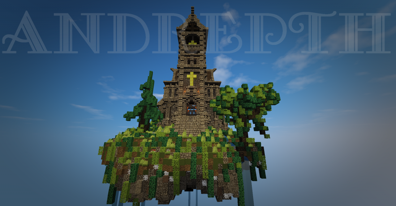 Phaendar- Medieval church island Minecraft Map