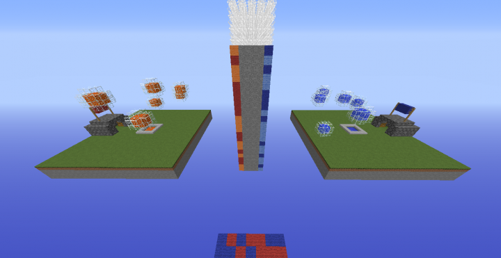 TNT Wars fire vs water Minecraft Map