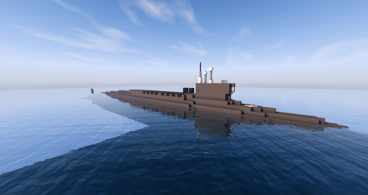 Borei (Borey)-class Nuclear Ballistic Missile Submarine Minecraft Map