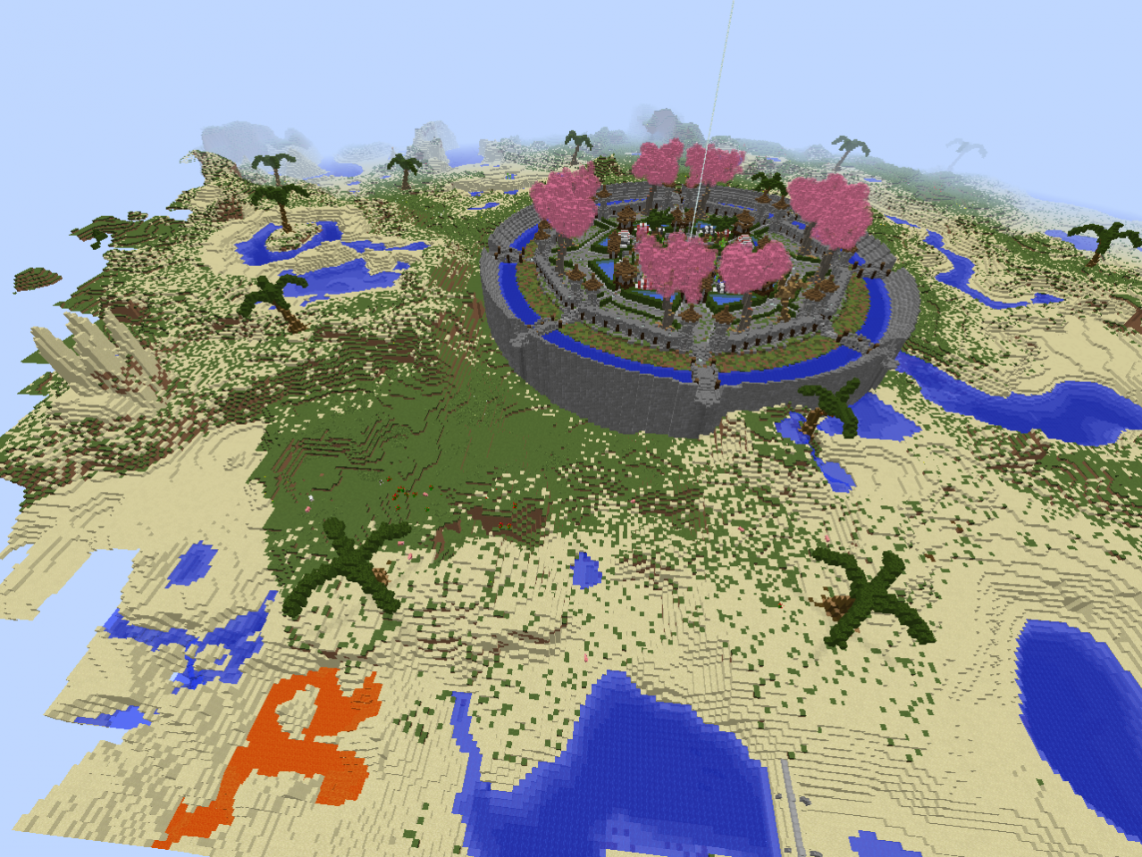 Small Oasis Spawn Minecraft Map