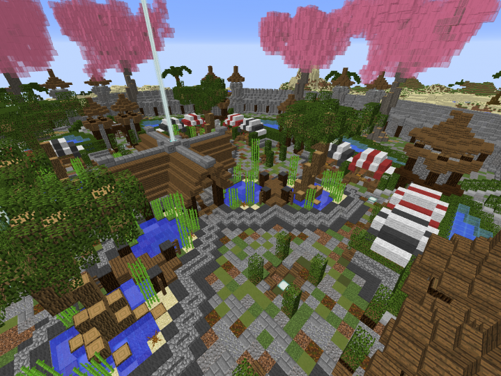 Small Oasis Spawn Minecraft Map