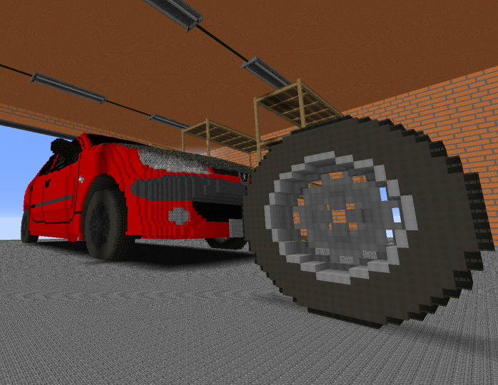 Tuning wheels R14 Minecraft Map