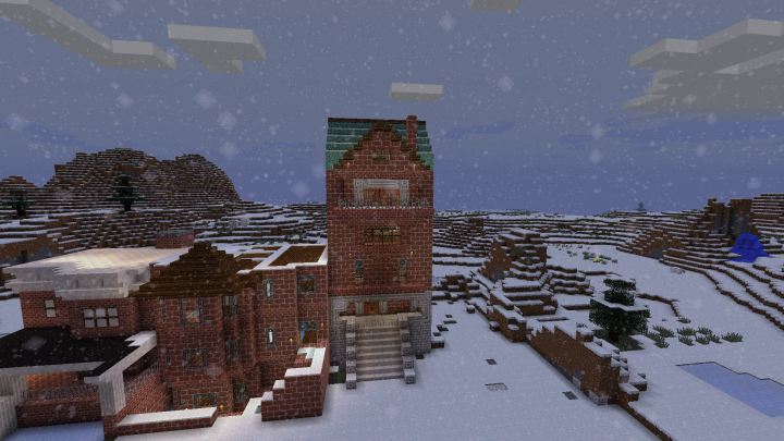 Huge Row house Minecraft Map