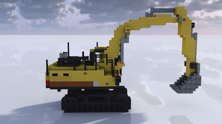 3:1 scale excavator Minecraft Map