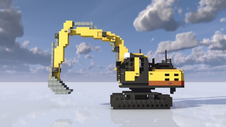 3:1 scale excavator Minecraft Project