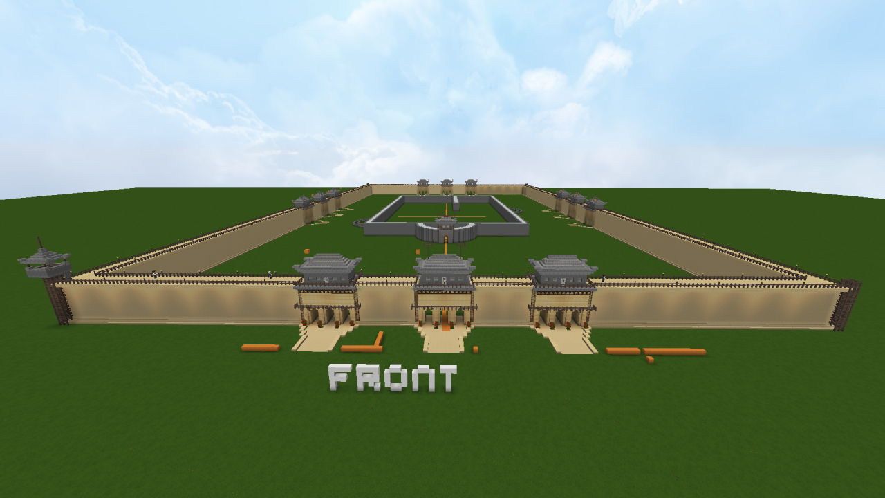 Chinese Dynasty Period City Build Minecraft Map