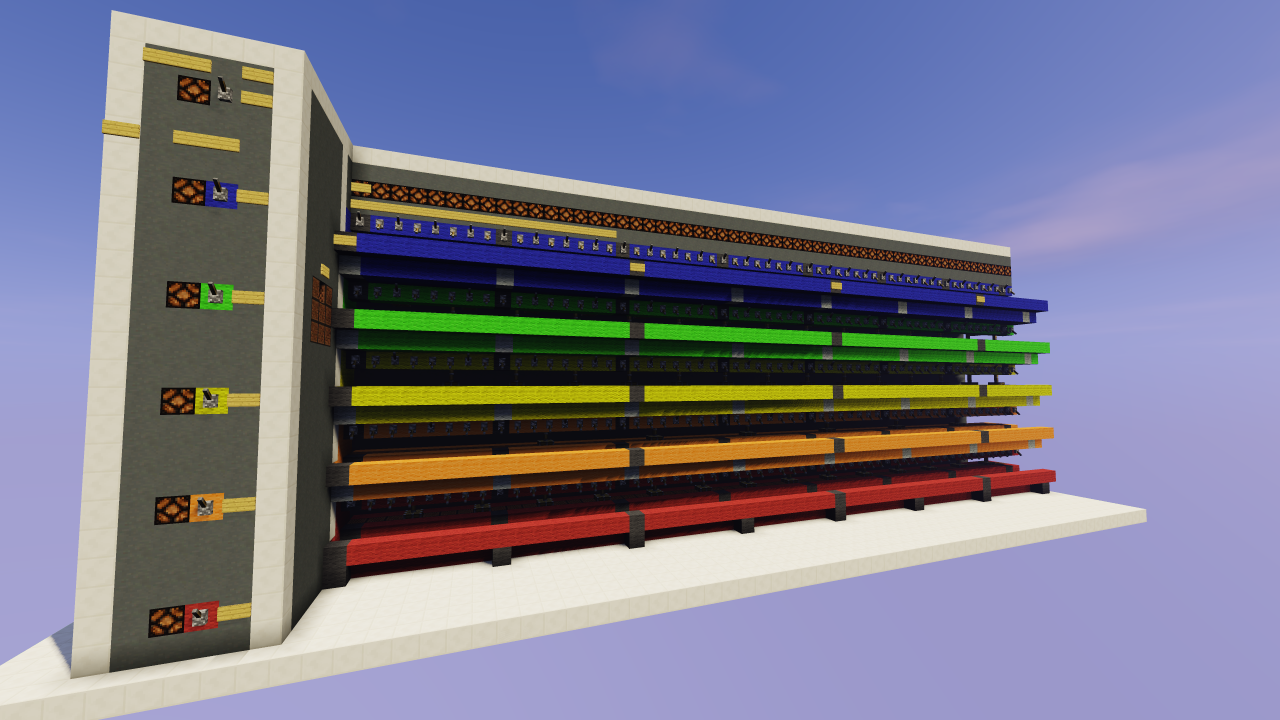 SkyHQ 5 Track Music Studio (Extendable) Minecraft Map