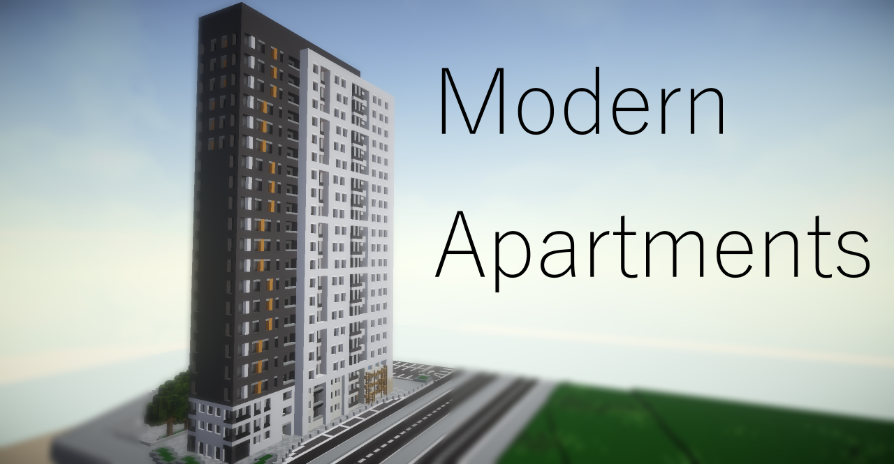 Luxury Modern Seaside Apartments Minecraft Map