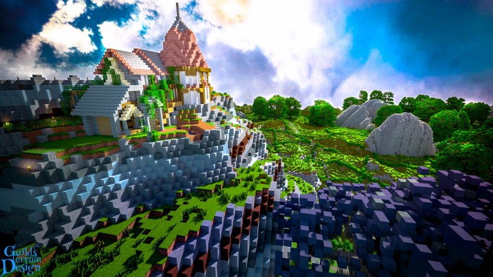 House On The Edge Of The World! Minecraft Map