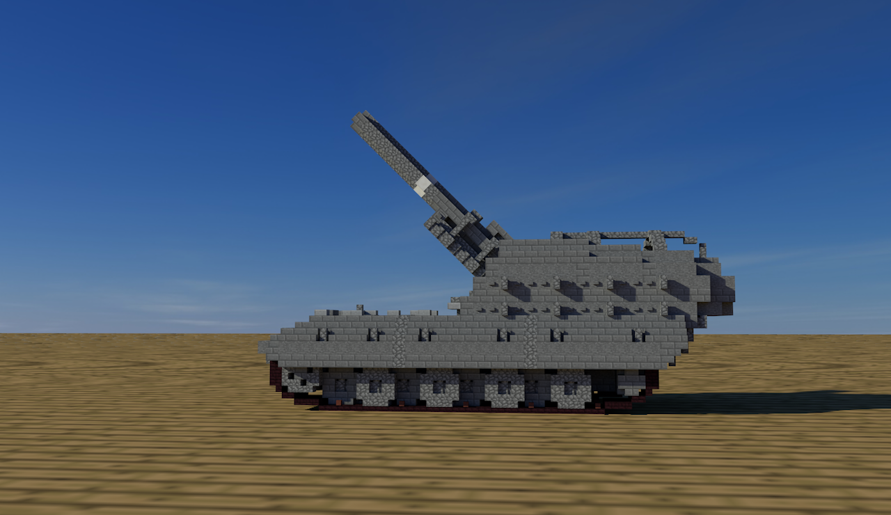 Geschützwagen E-100 (4:1) Minecraft Map