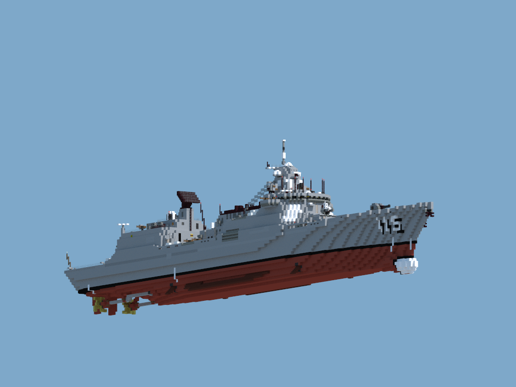 Type 115 Azopardo class Destroyer DDG-115 Minecraft Map