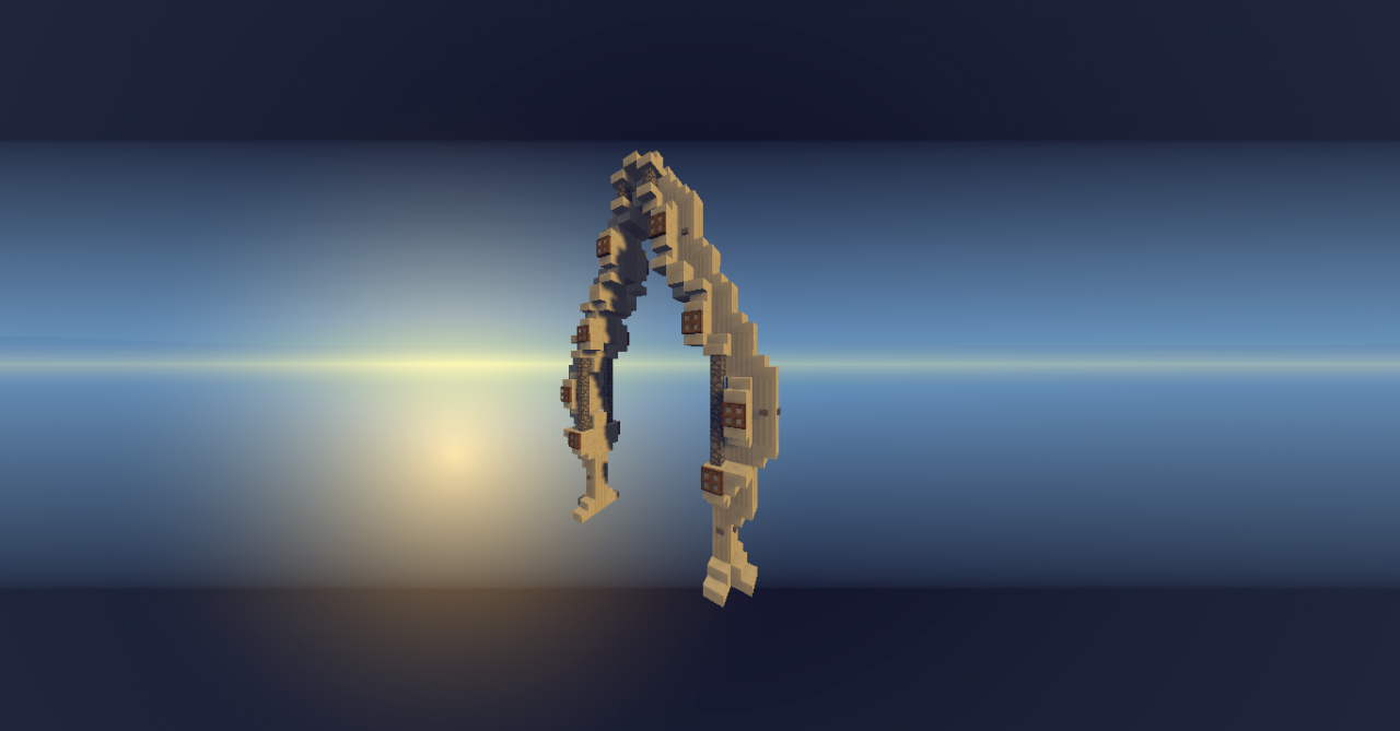 Quartz Themed Portal By PixelMania [ Download Schematic ] Minecraft Map