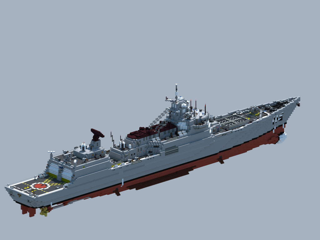Type 115 Azopardo class Destroyer DDG-115 Minecraft Map