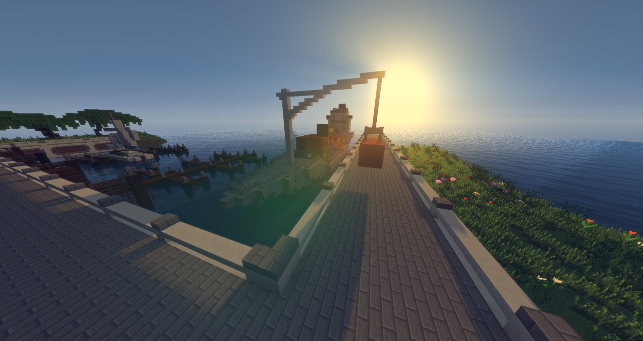 Small harbor Minecraft Map