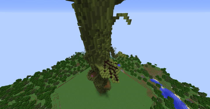 Overgrown "Radioactive" Garden Spawn Area Minecraft Map