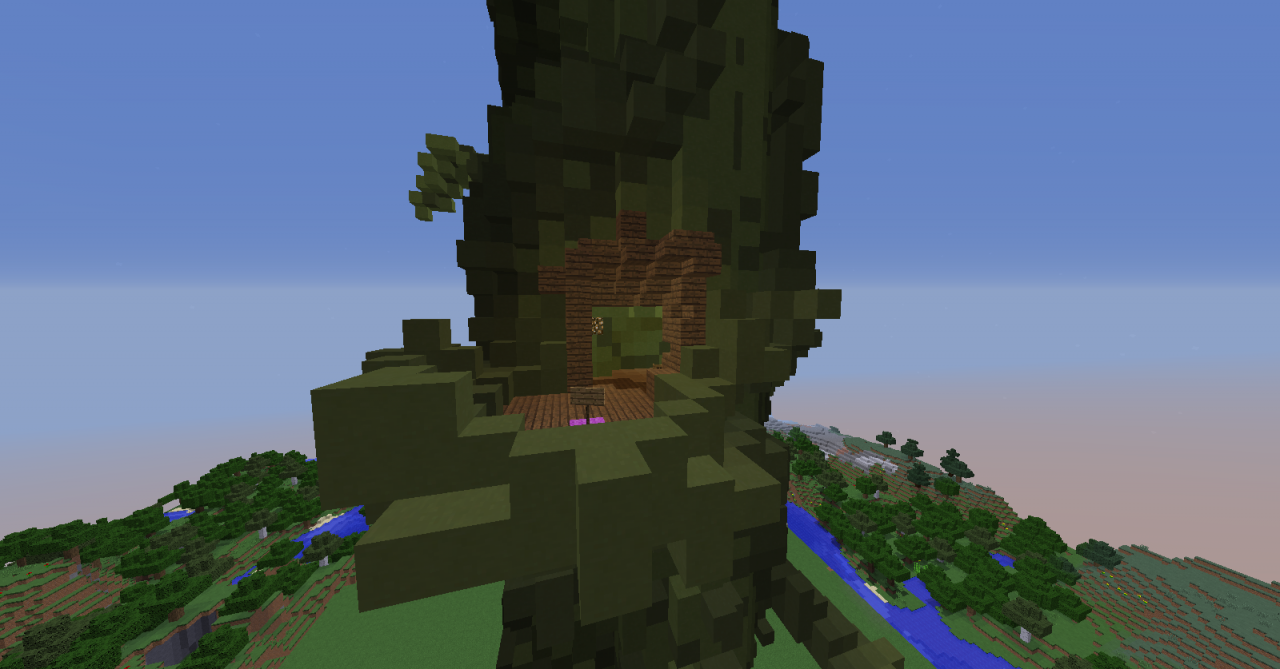 Overgrown "Radioactive" Garden Spawn Area Minecraft Map