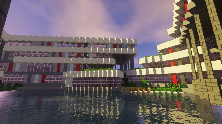 Modern Office Building (On the Greenfield City Server) Minecraft Map