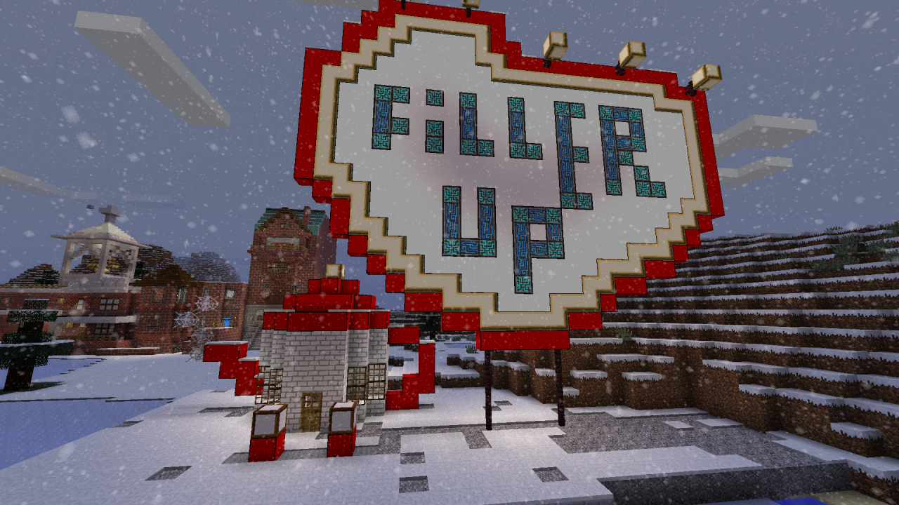 Filler Up Gas Station (Roadside Attraction) Minecraft Map