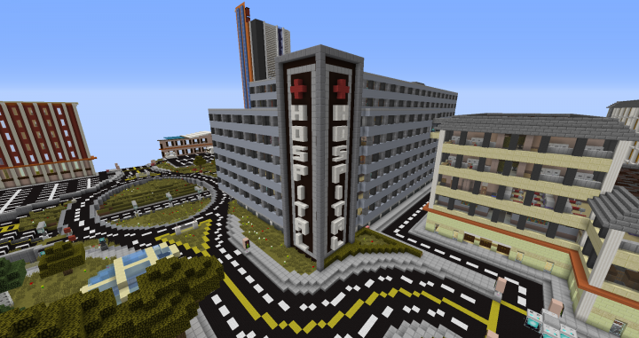 MineCity Hospital | Matt's MineCity Minecraft Map