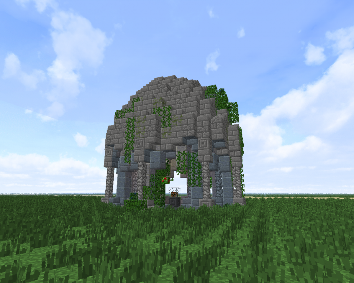 Roman Garden Building Thing Minecraft Project