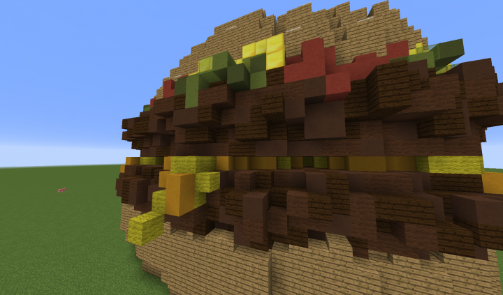 Giant Cheesburger Minecraft Project