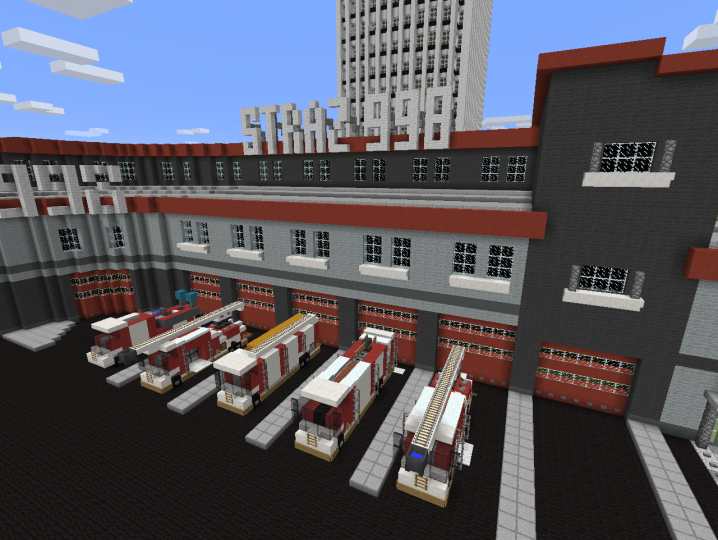 Polish Fire Station Minecraft Map