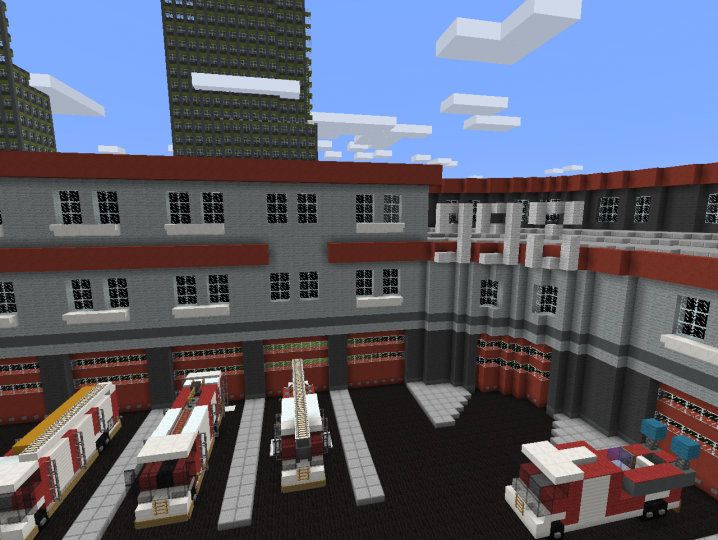Polish Fire Station Minecraft Map