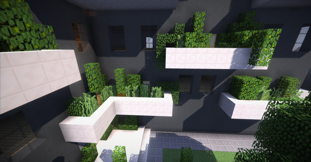 Vertical Forest Apartment Building Minecraft Map