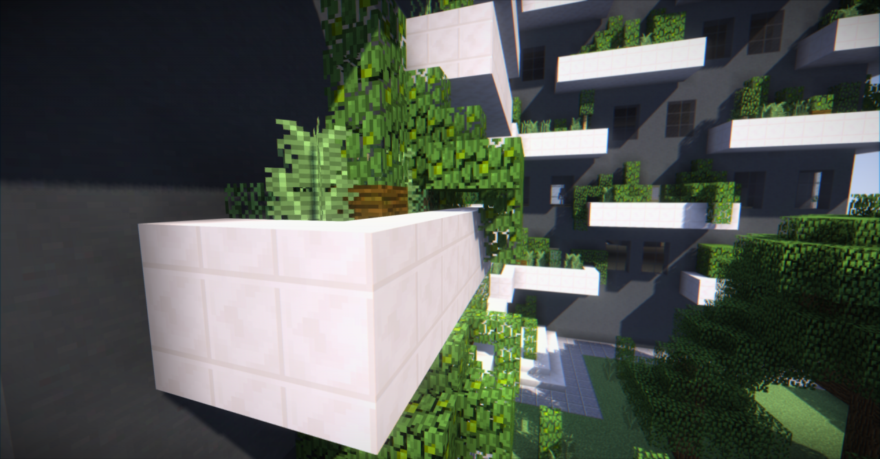 Vertical Forest Apartment Building Minecraft Map