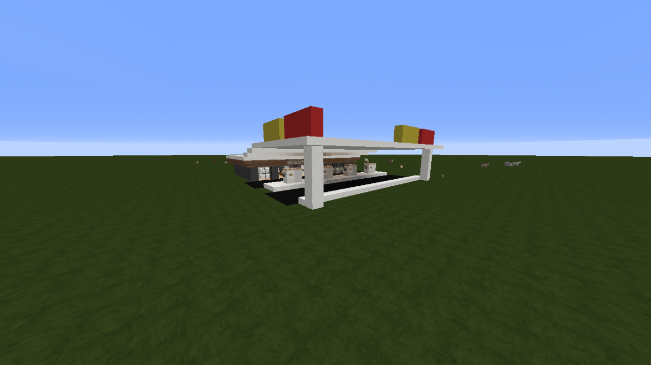 Minecraft 1.10.2 - Modern Fuel Station / Gas Station - By Tony ...