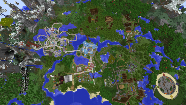 Diamond Society SMP Season 1 Map Minecraft Map