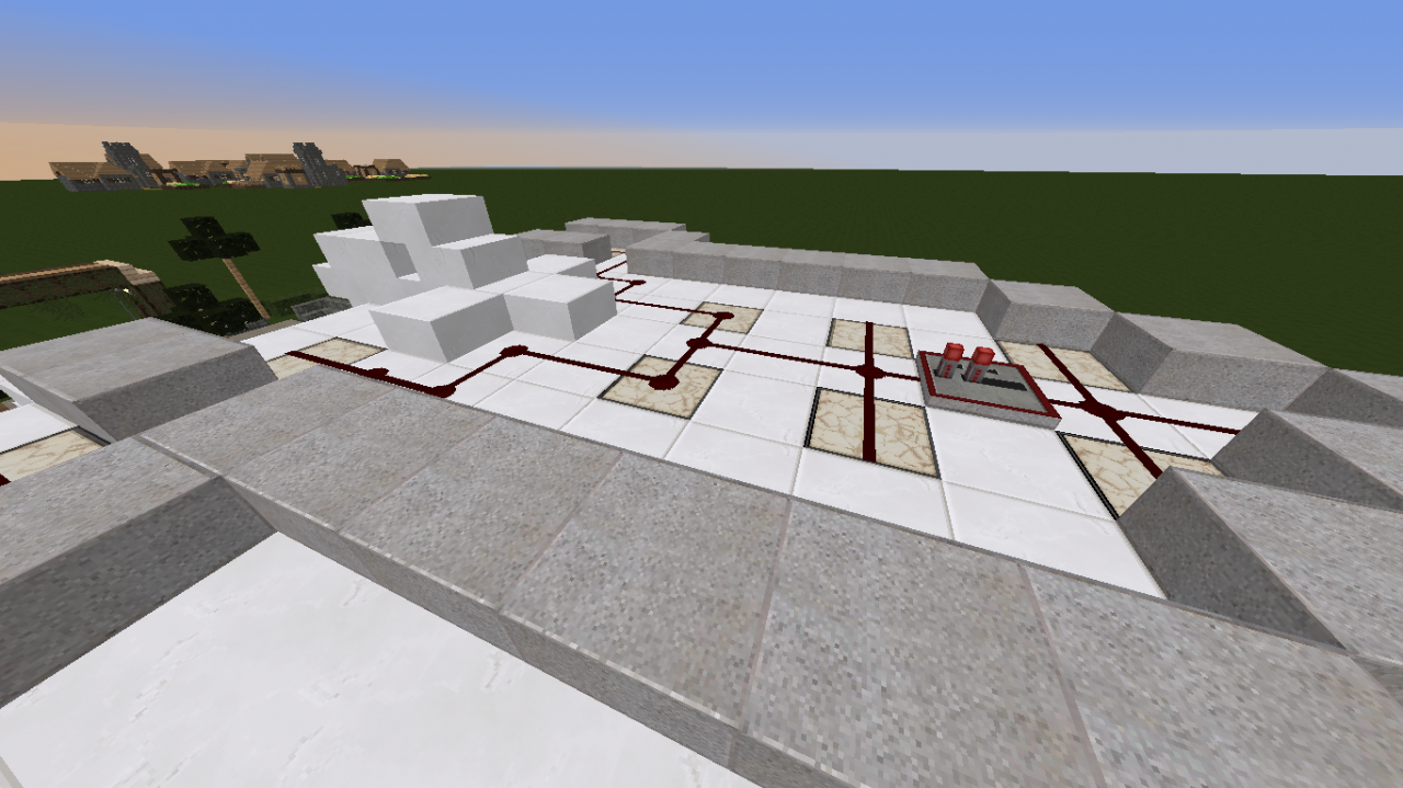 Minecraft 1.10.2 - Modern City Park with Outdoor event dome - By Tony_PolarGaming Minecraft Map