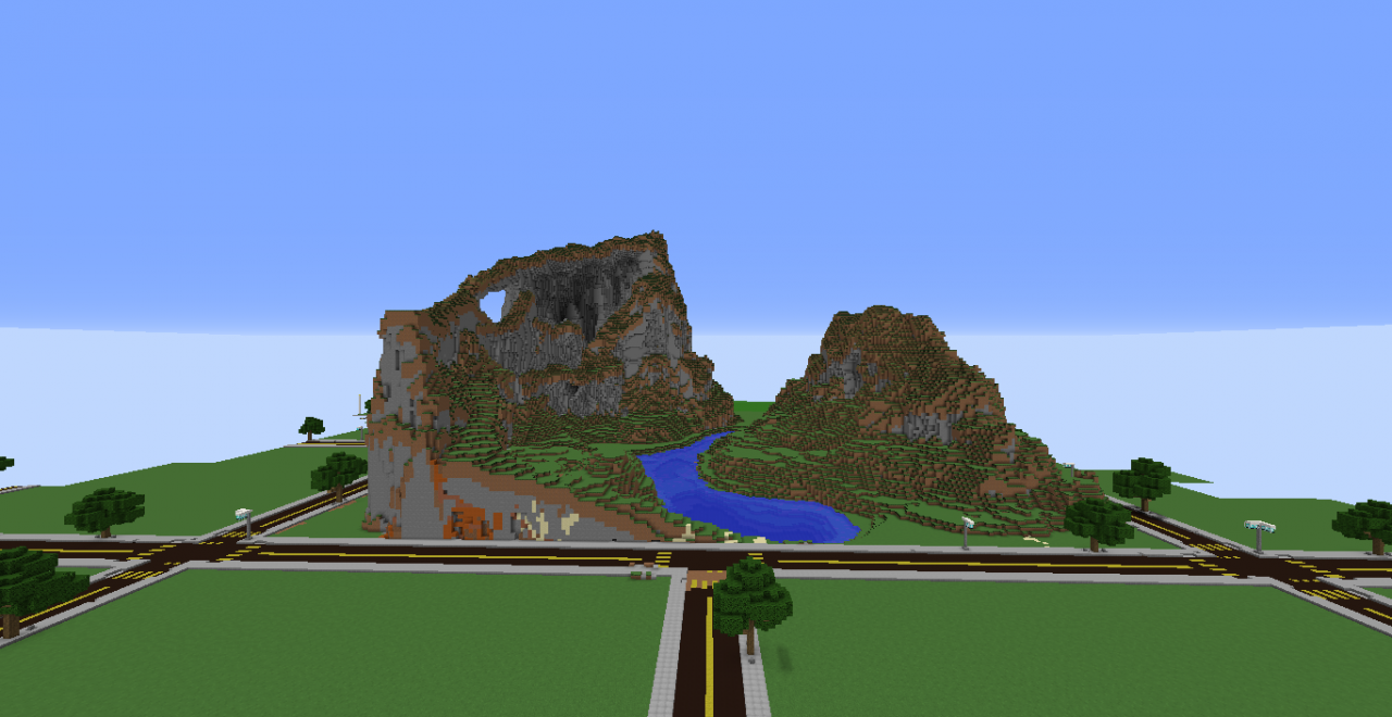 Quite nice landscaping Minecraft Map