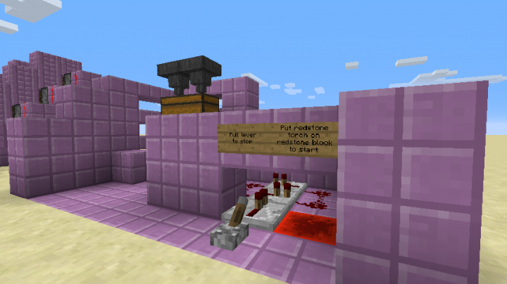 Redstone| Machine Gun Minecraft Map